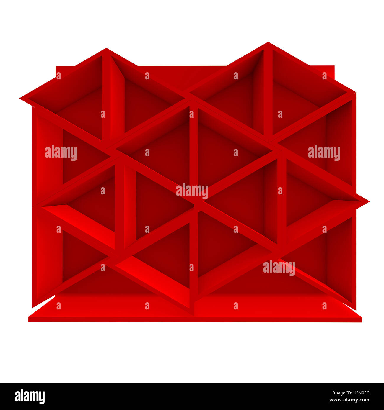 Triangle rouge vierge Banque de photographies et d’images à haute ...