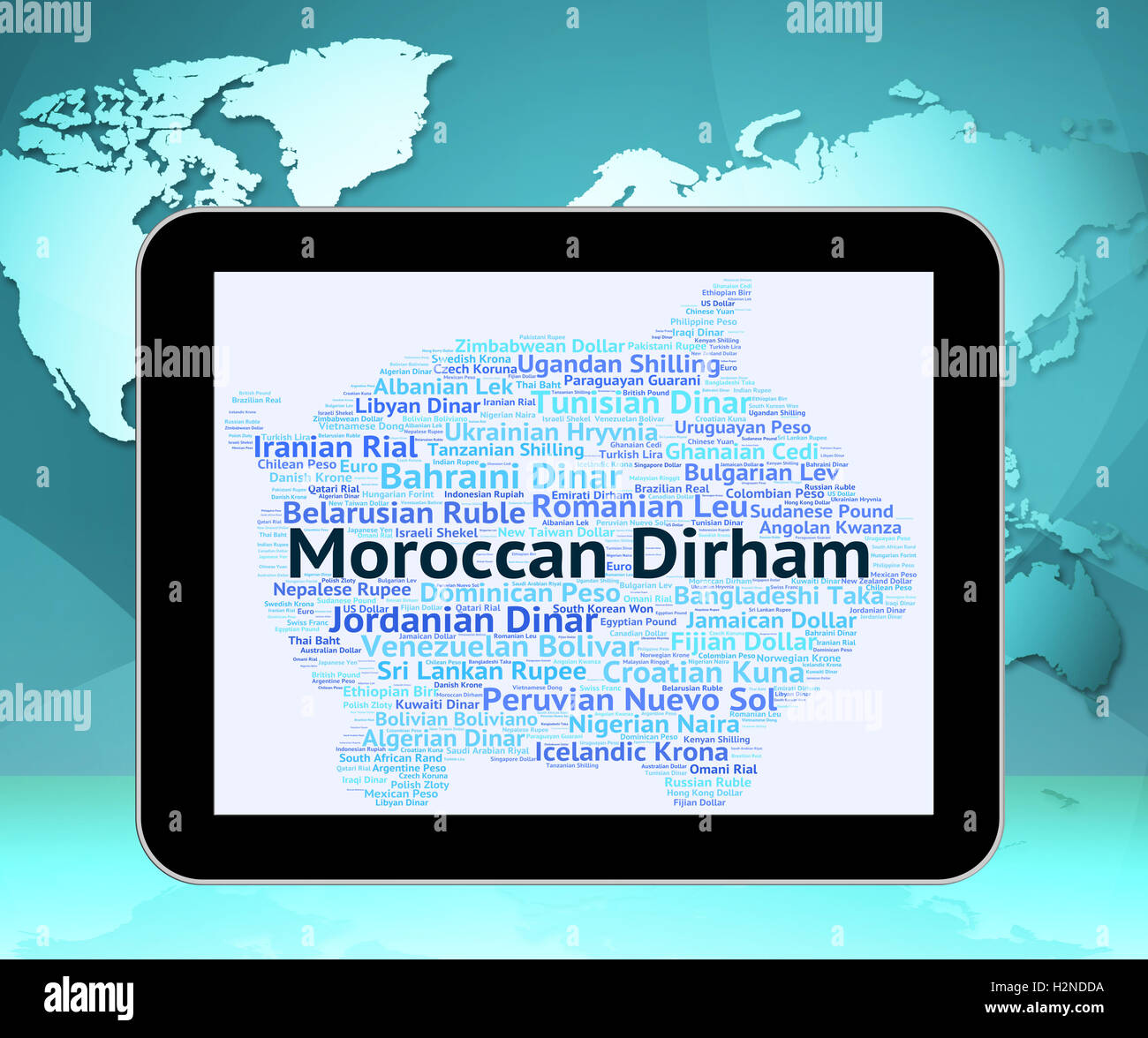 Sens Dirham marocain Maroc dirhams et de pièces de monnaie Photo Stock ...