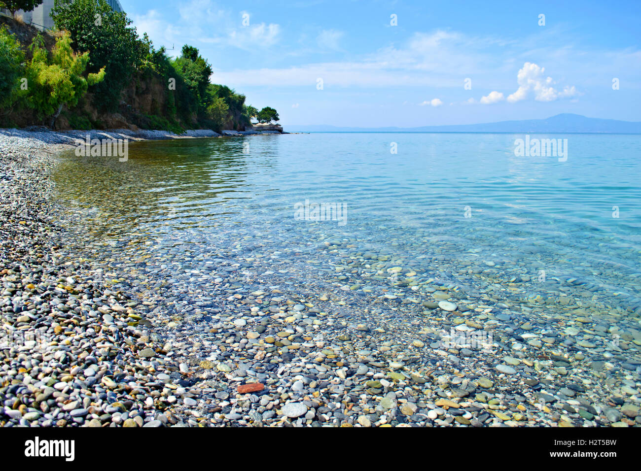 Almyros beach en Messénie Kalamata Grèce Photo Stock - Alamy