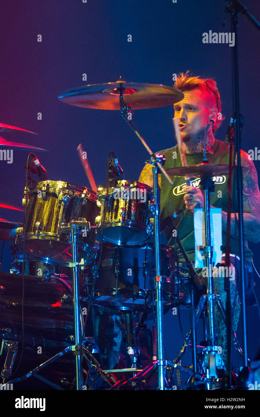 L'exécution de Steve Vai vivre dans Grande Auditorio au Centro Cultural ...