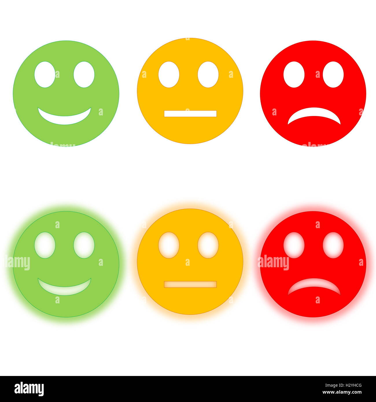 Neutral smiley Banque de photographies et d’images à haute résolution ...