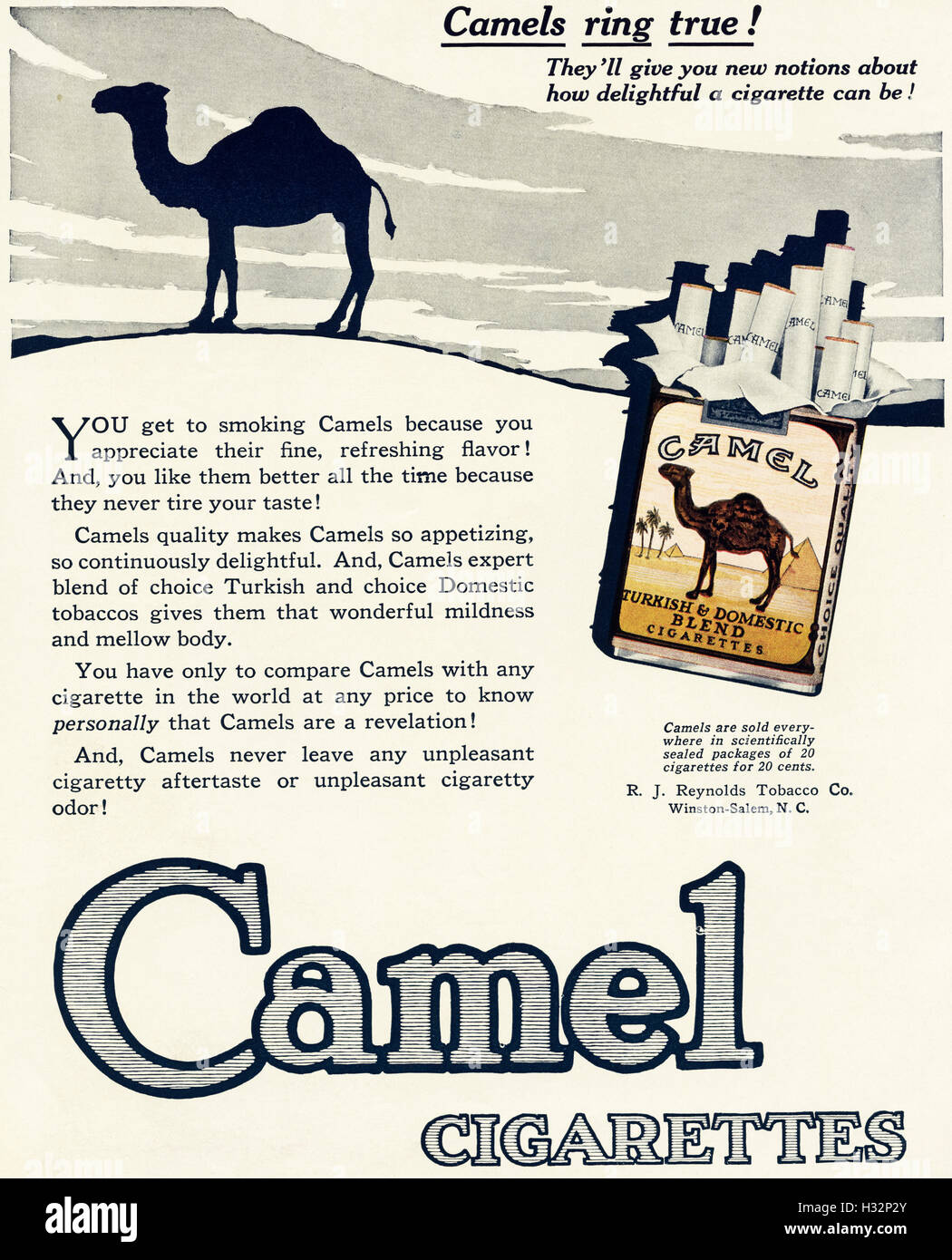 1920 Annonce de l'original old vintage magazine américain années 20 ...