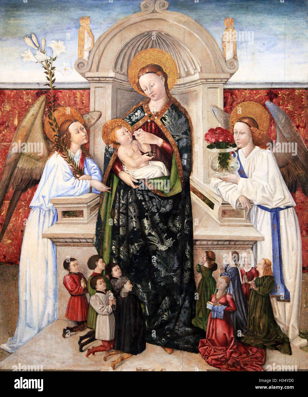 La Virgen con el Niño / Vierge et enfant 1470 par Bartomeu Baró ...