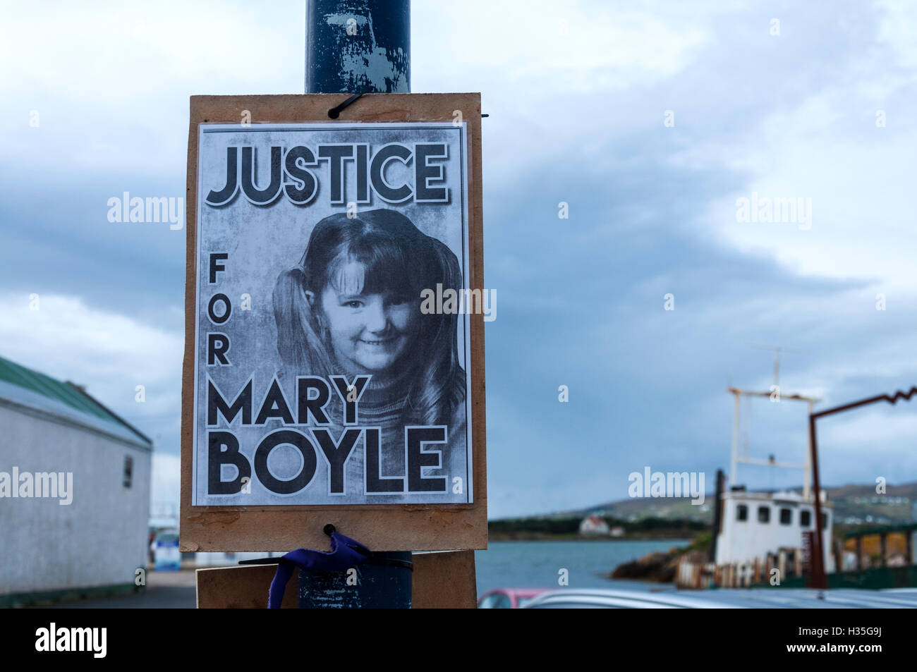 L'annonce de l'affiche de la Justice pour Mary Boyle la fillette de six ...