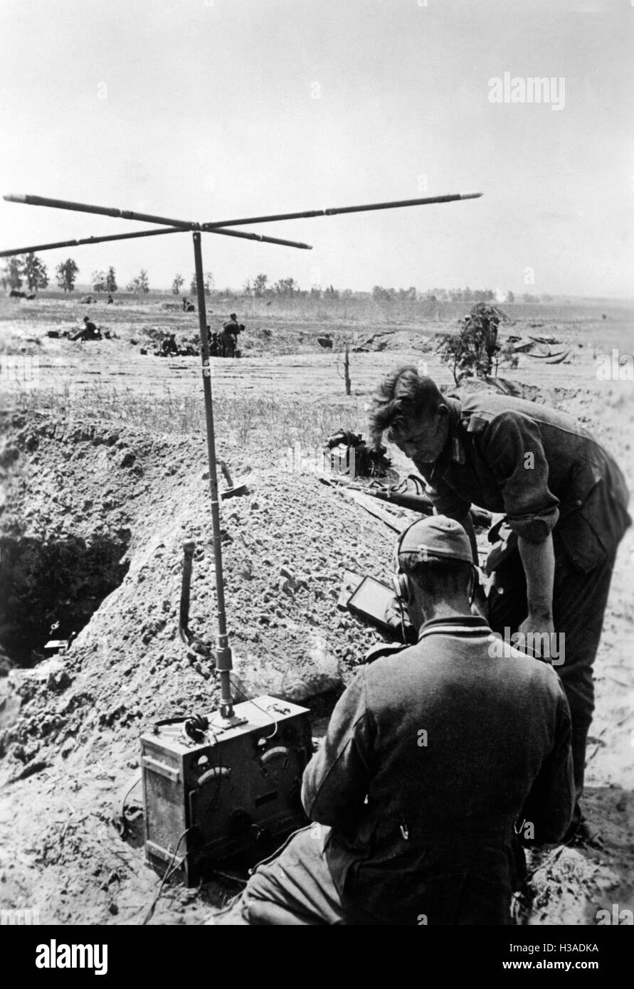 Radio allemande de la seconde guerre mondiale Banque de photographies ...