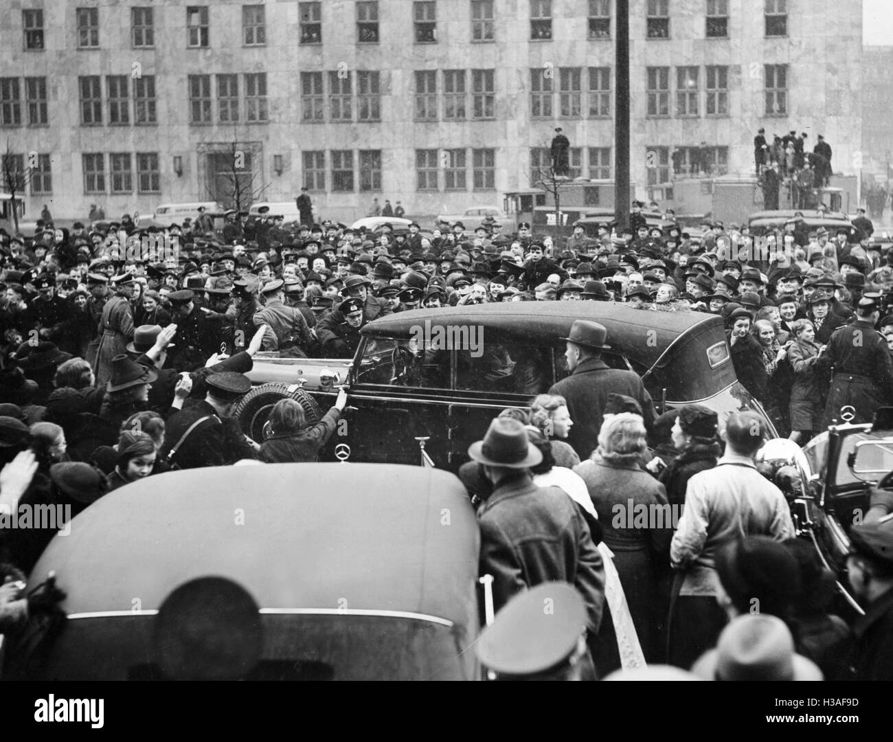 Adolf Hitler Crowd Berlin Banque d'image et photos - Alamy