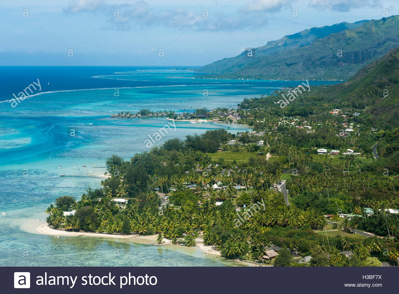 Moorea Aerial Photos & Moorea Aerial Images - Alamy