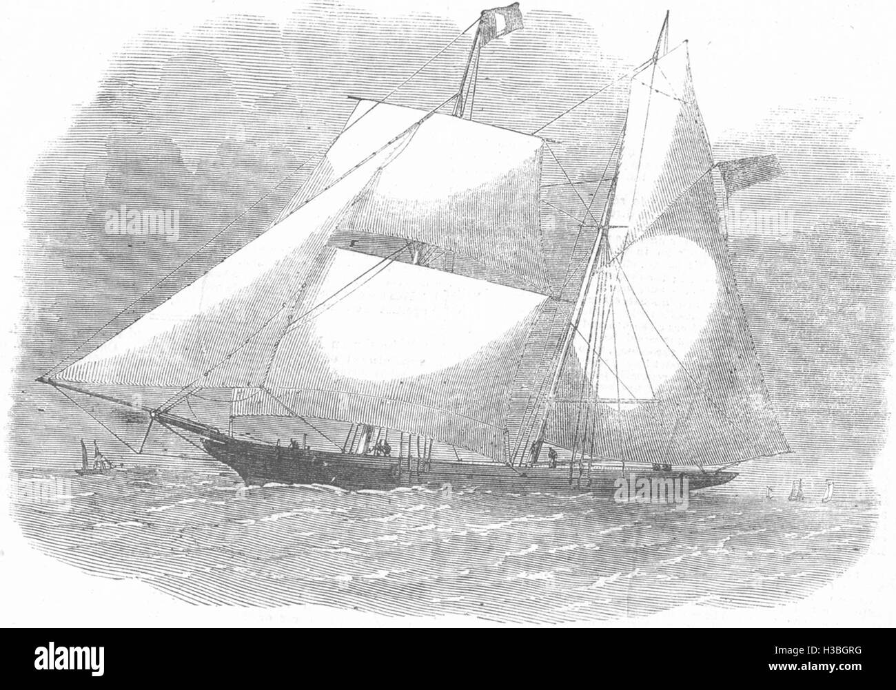 Brigantine 19th century Banque de photographies et d’images à haute ...