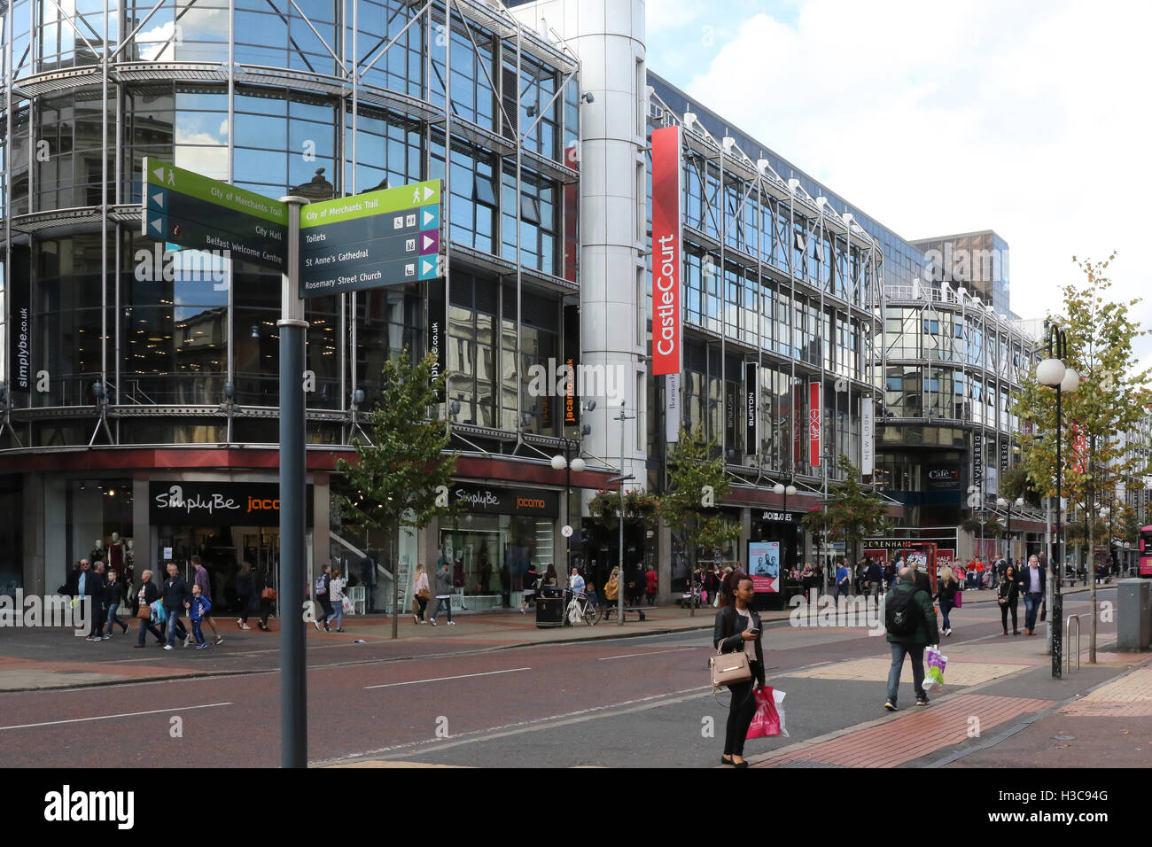 Centre commercial castlecourt belfast Banque de photographies et d ...