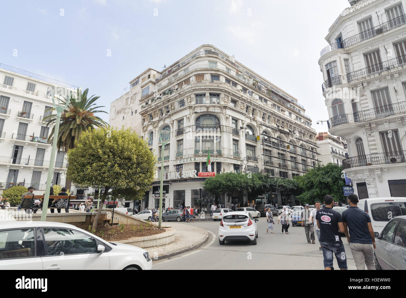 Côté colonial français de la ville de Alger Algérie.ville moderne a ...