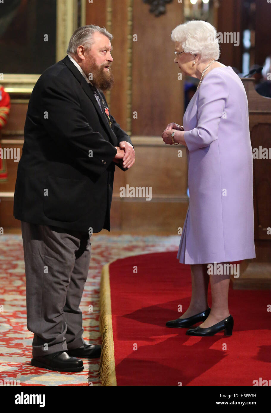 Acteur brian blessed est fait officier de l'ordre de l'Empire ...