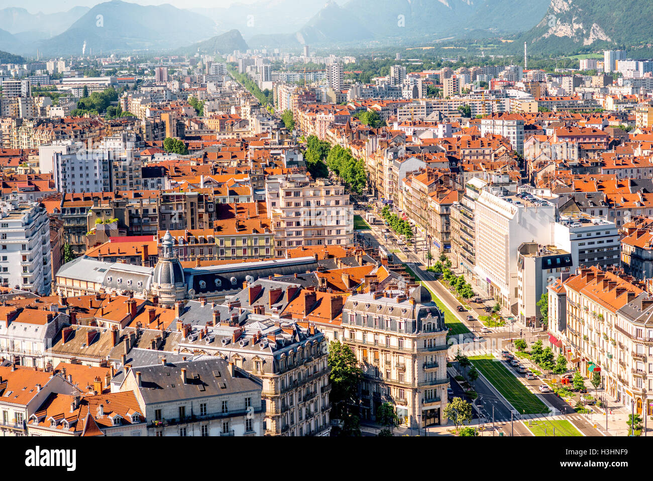 La ville de Grenoble en France Photo Stock - Alamy