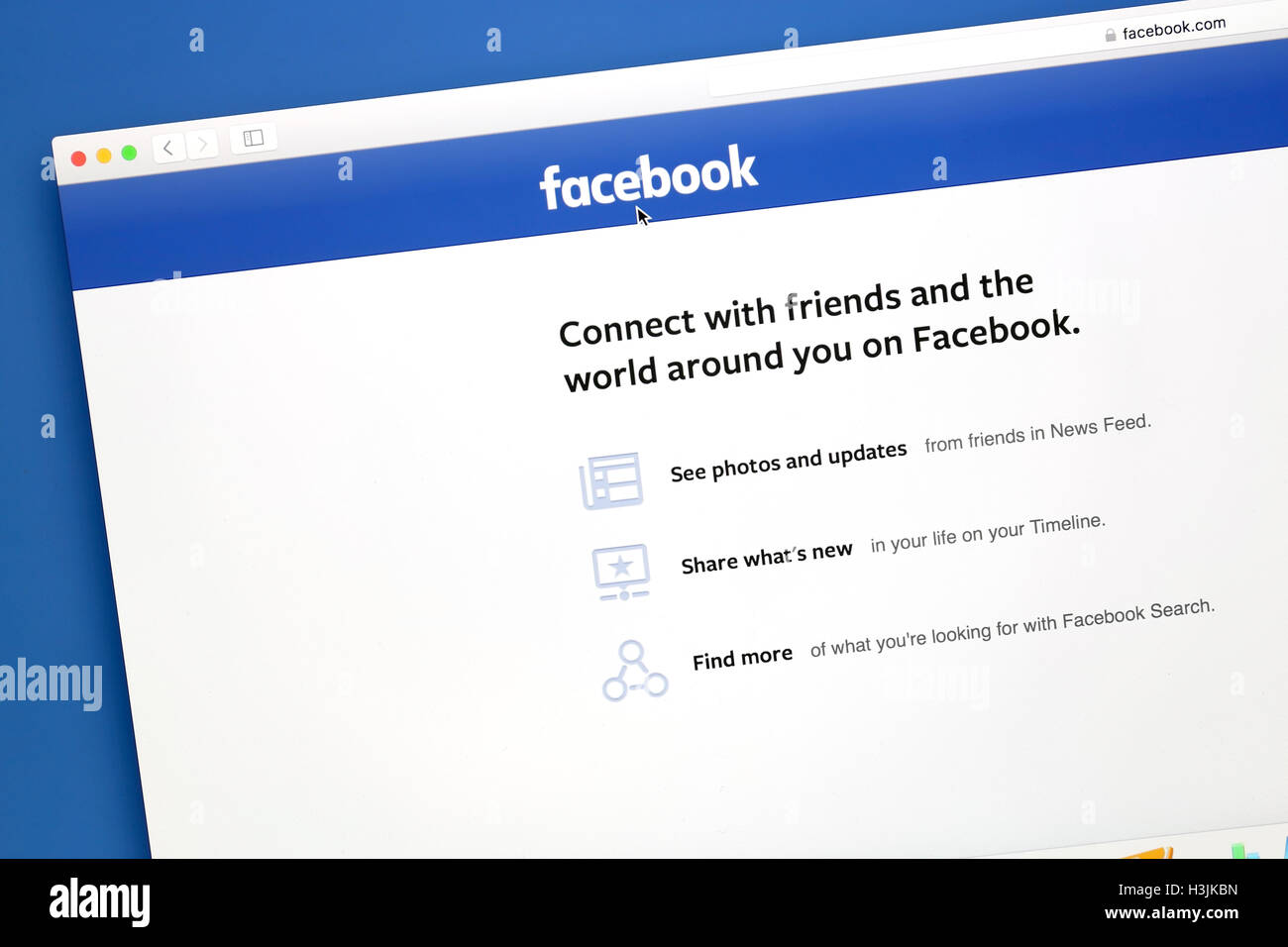 Facebook icon white logo Banque de photographies et d’images à haute ...