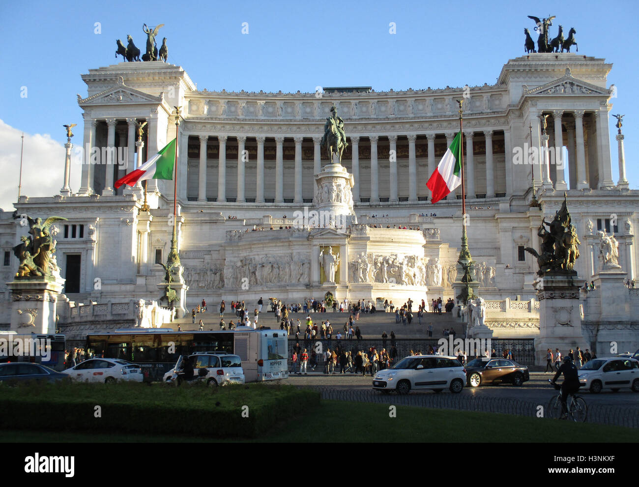 Monument du roi vittorio emmanuele ii Banque de photographies et d ...