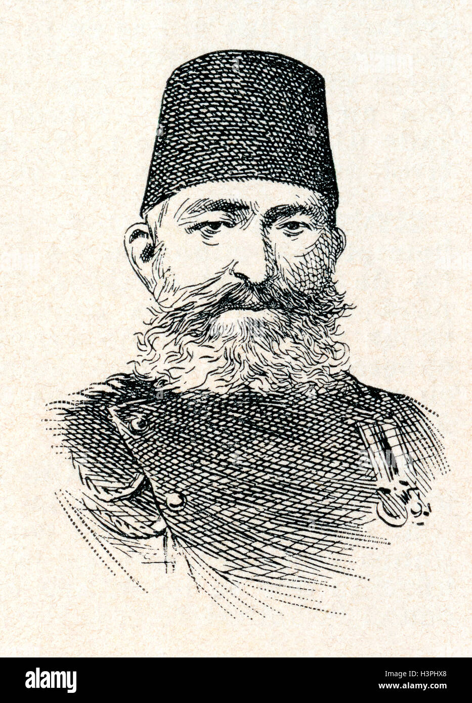 Ibrahim Edhem Pasha,1819-1893. Homme d'État ottoman grec de naissance ...