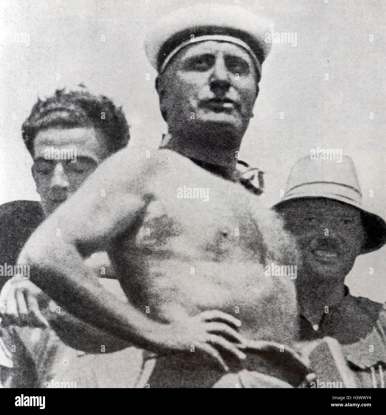 Photo de Benito Mussolini (1883-1945) un homme politique italien ...