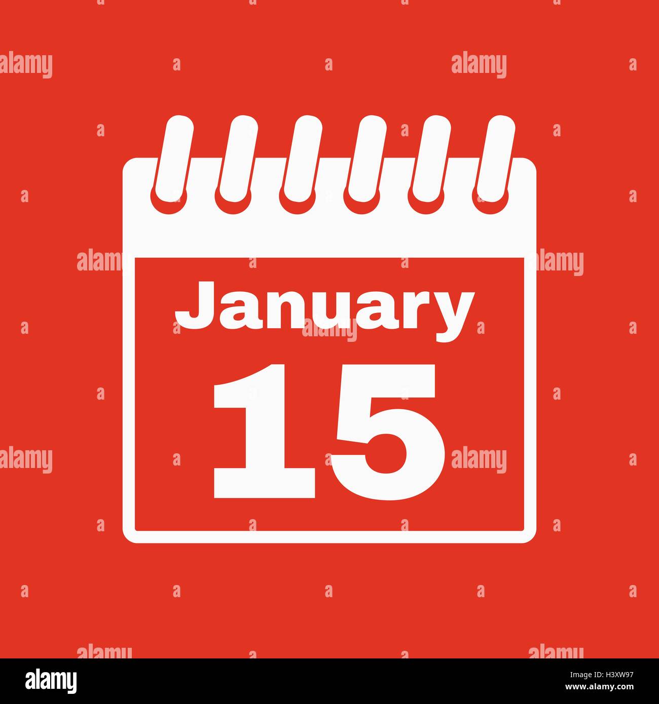 L'icône calendrier. Symbole du calendrier Image Vectorielle Stock - Alamy