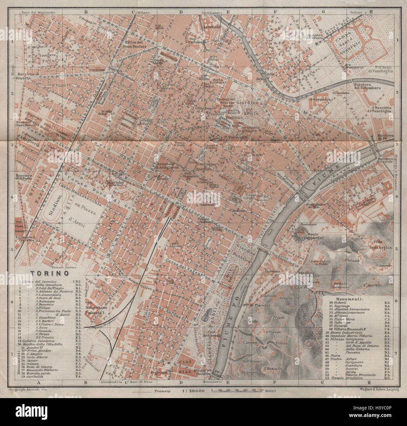 Carte de turin Banque de photographies et d’images à haute résolution ...