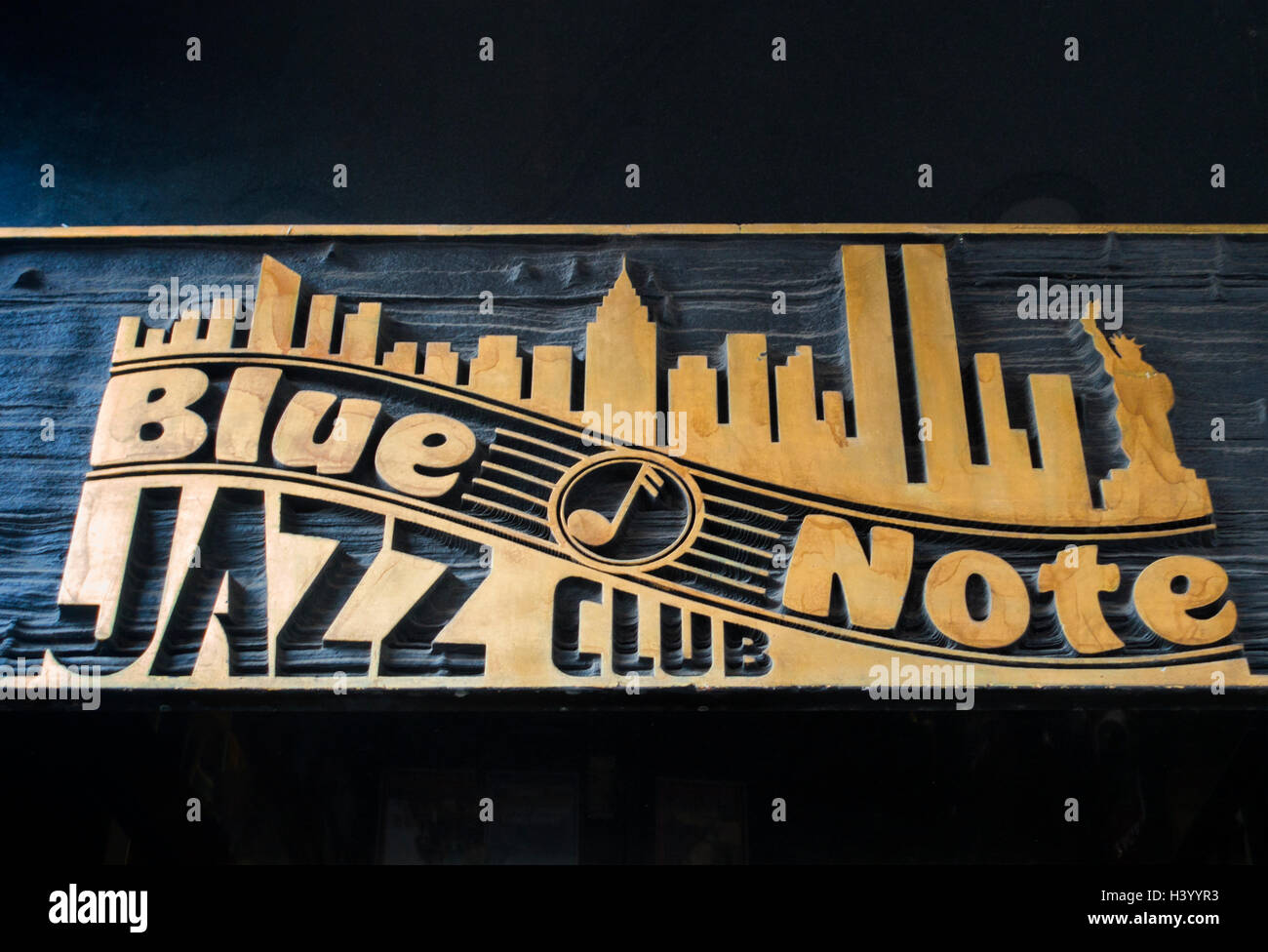 Blue Note Jazz Club Banque d'image et photos - Alamy