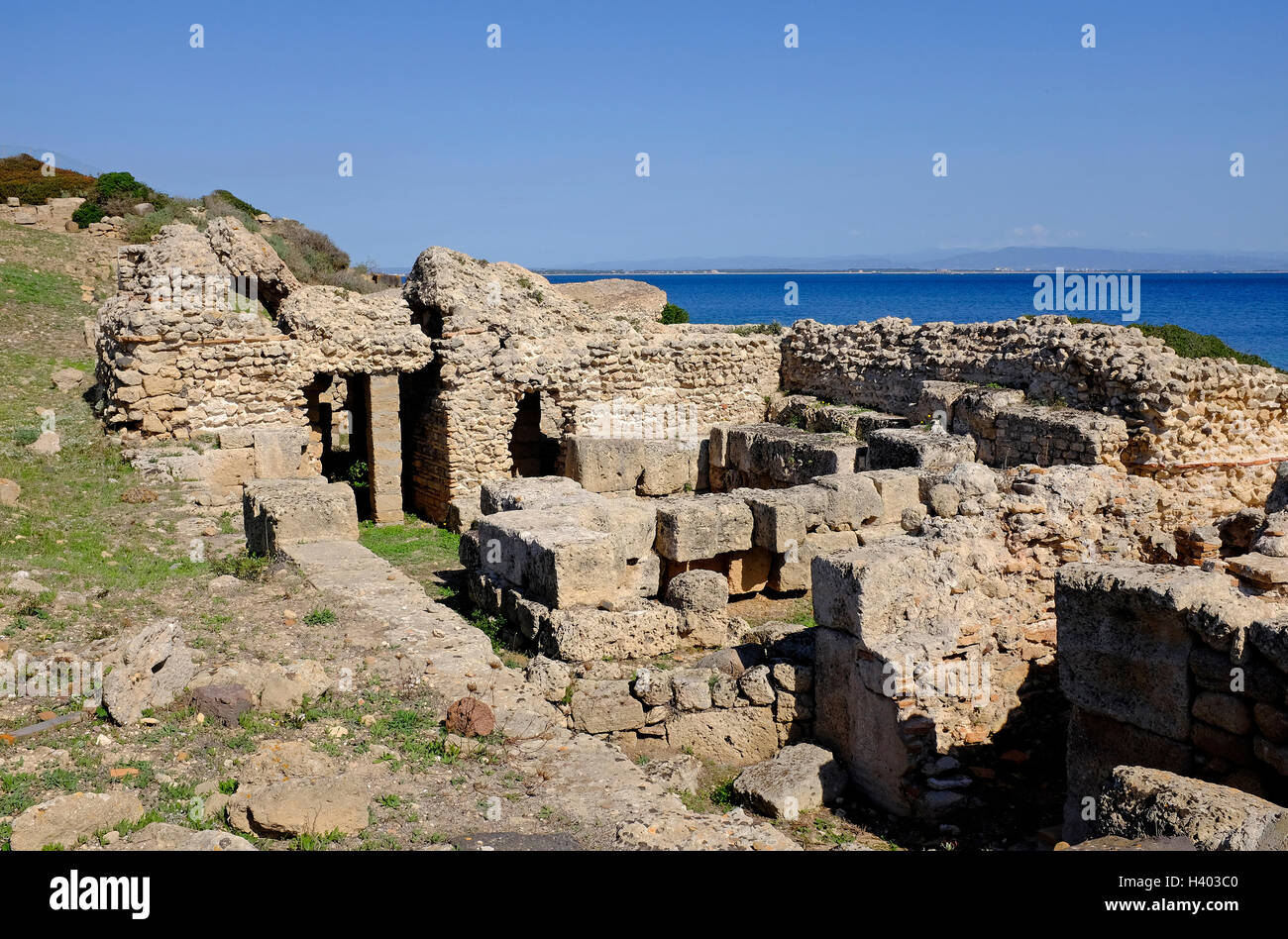 Archaeological Site Of Tharros Banque d'image et photos - Alamy
