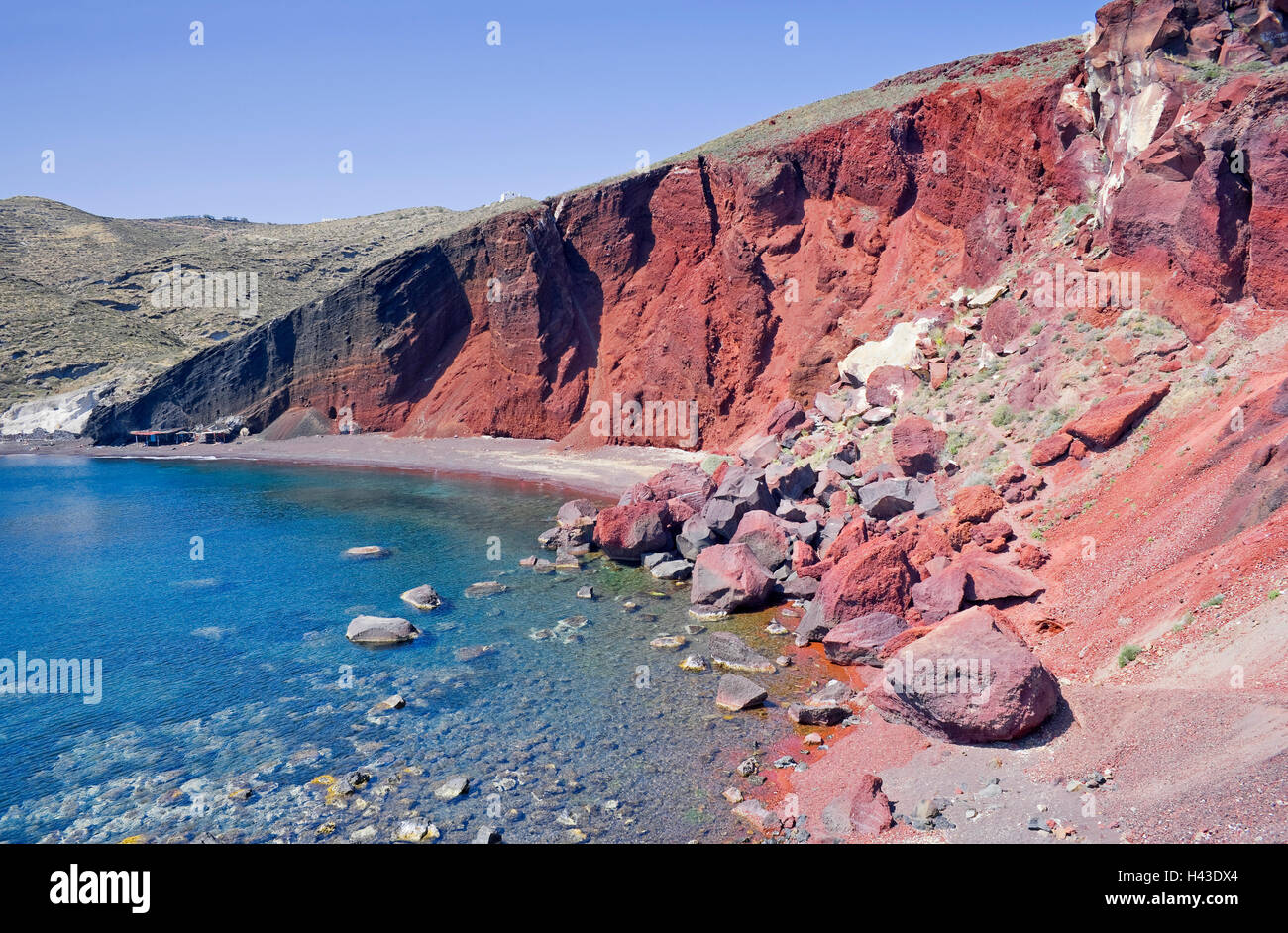 La plage rouge Banque d'image et photos - Alamy