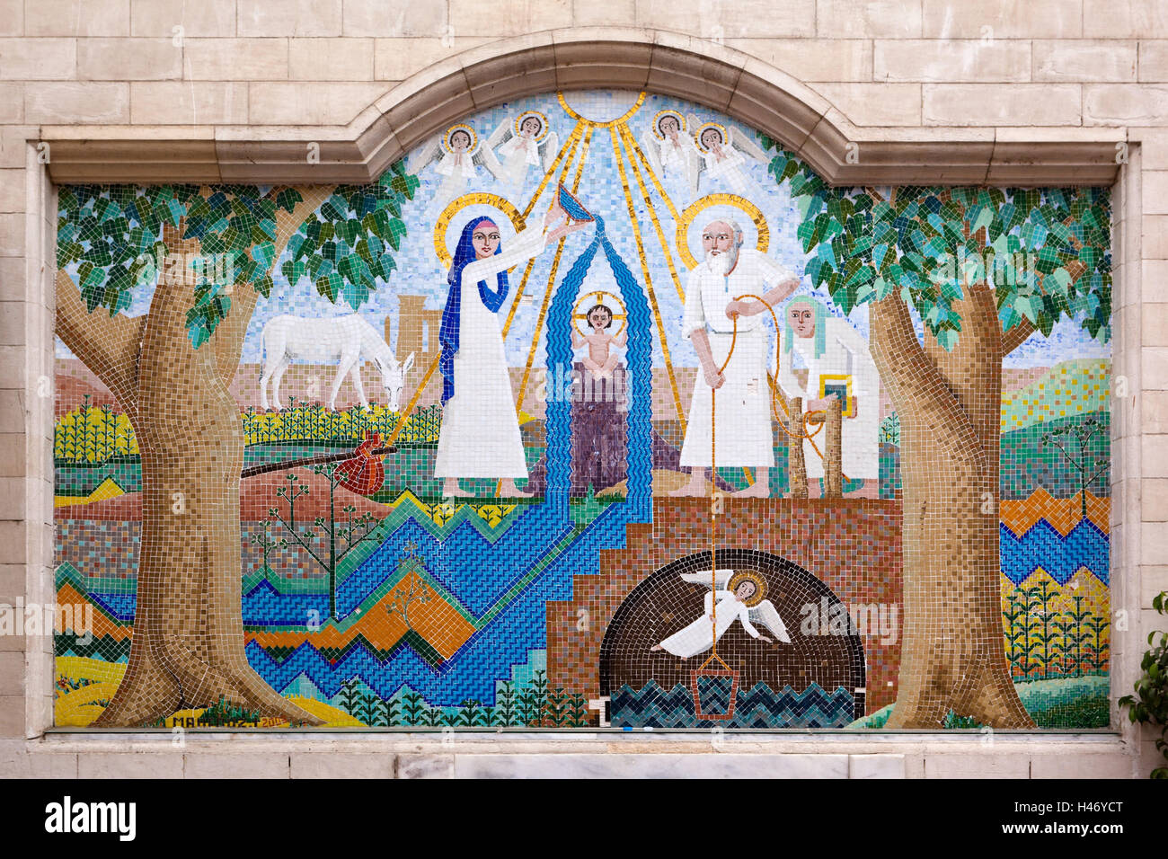 Egypte, Le Caire, la vieille ville, l'église copte El Muallaqa, The ...