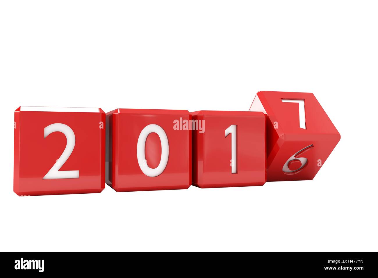 Image de création numérique l'évolution des chiffres Photo Stock - Alamy