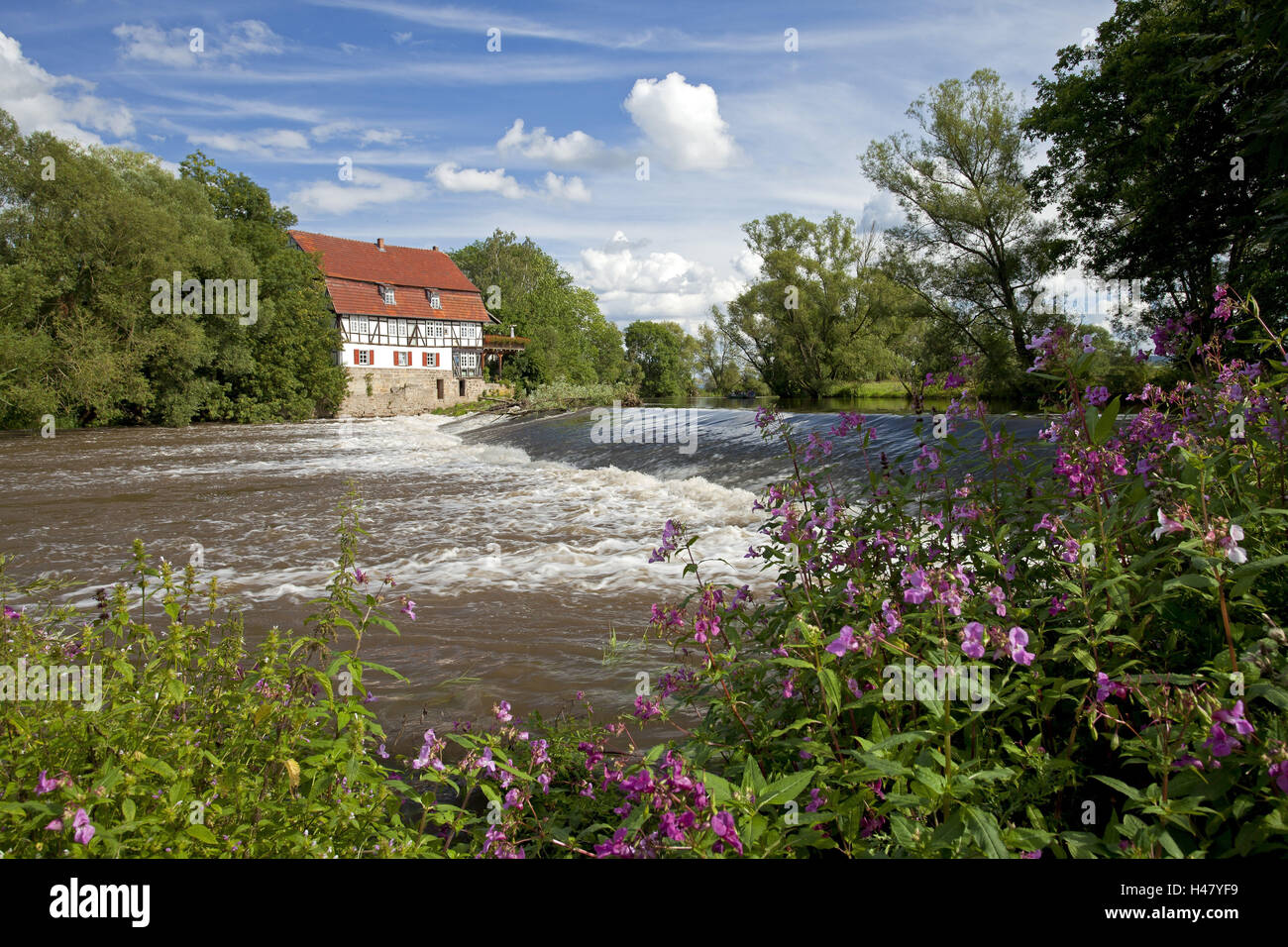 Fulda river Banque de photographies et d’images à haute résolution - Alamy