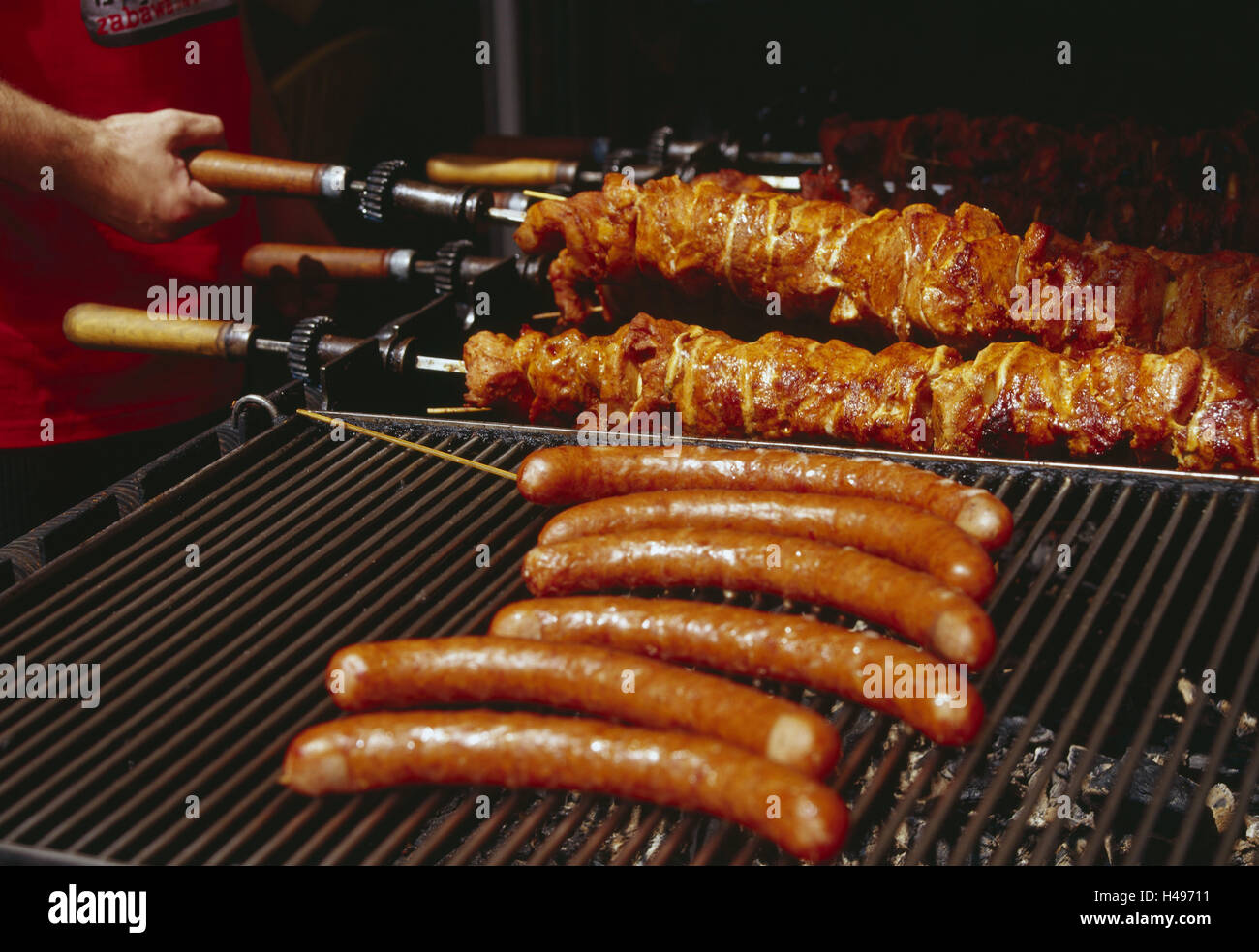 Tourner la viande Banque de photographies et d’images à haute ...