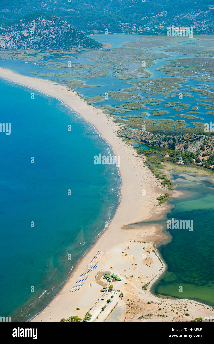 La Turquie, province de Mugla, Dalyan, Iztuzu Beach (plage de la tortue ...