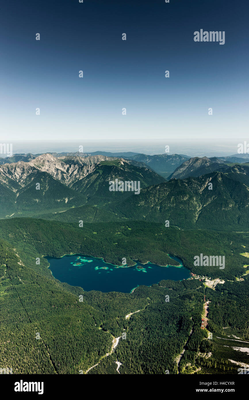 Lac eibsee avec zugspitze Banque de photographies et d’images à haute résolution - Alamy