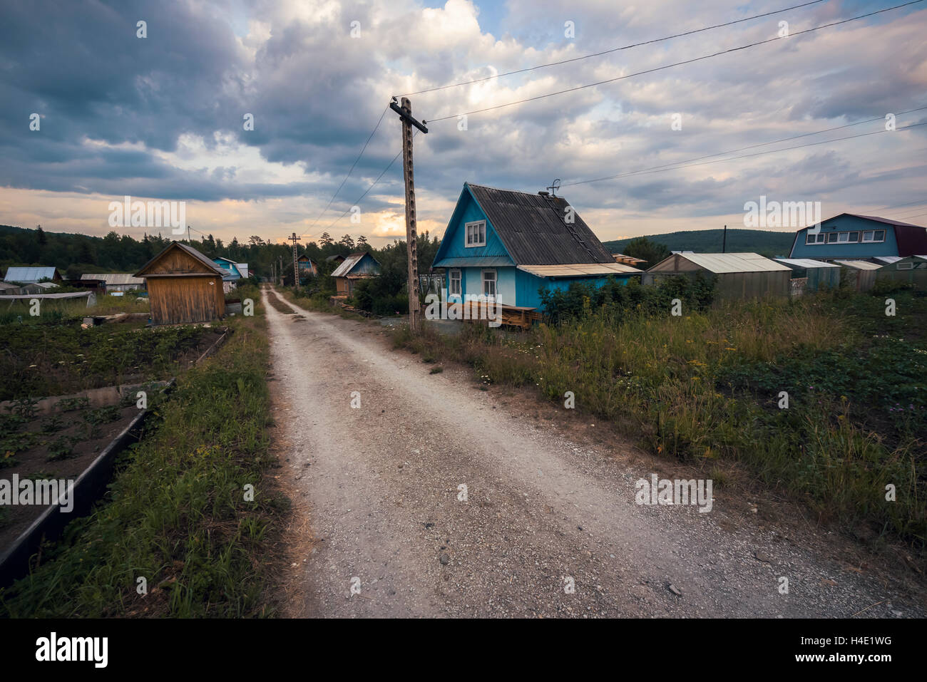Datcha russe intérieur Banque de photographies et d’images à haute ...