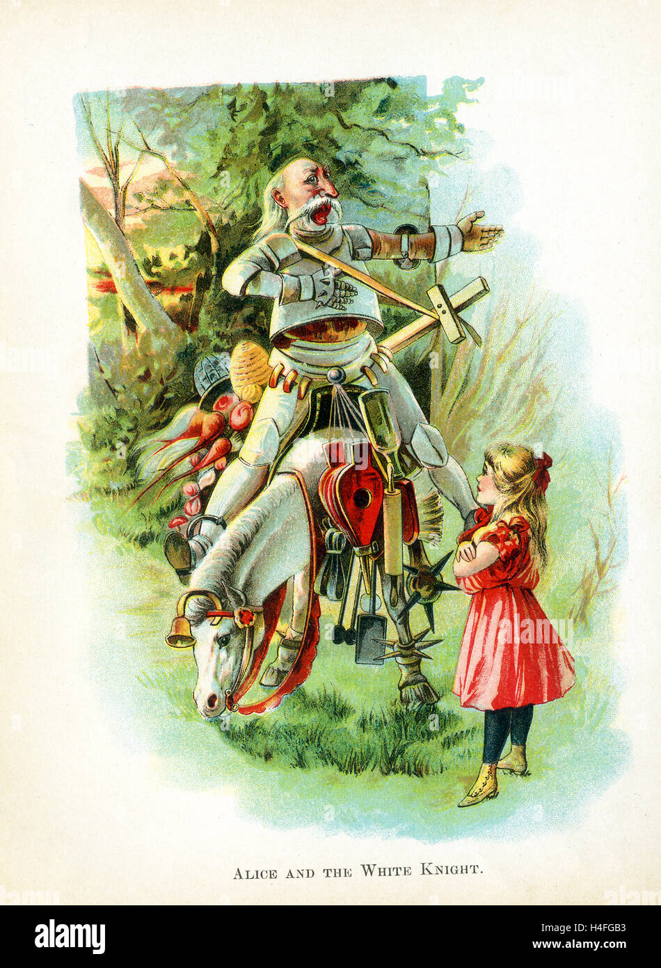 Alice et chevalier rouge Banque de photographies et d’images à haute ...