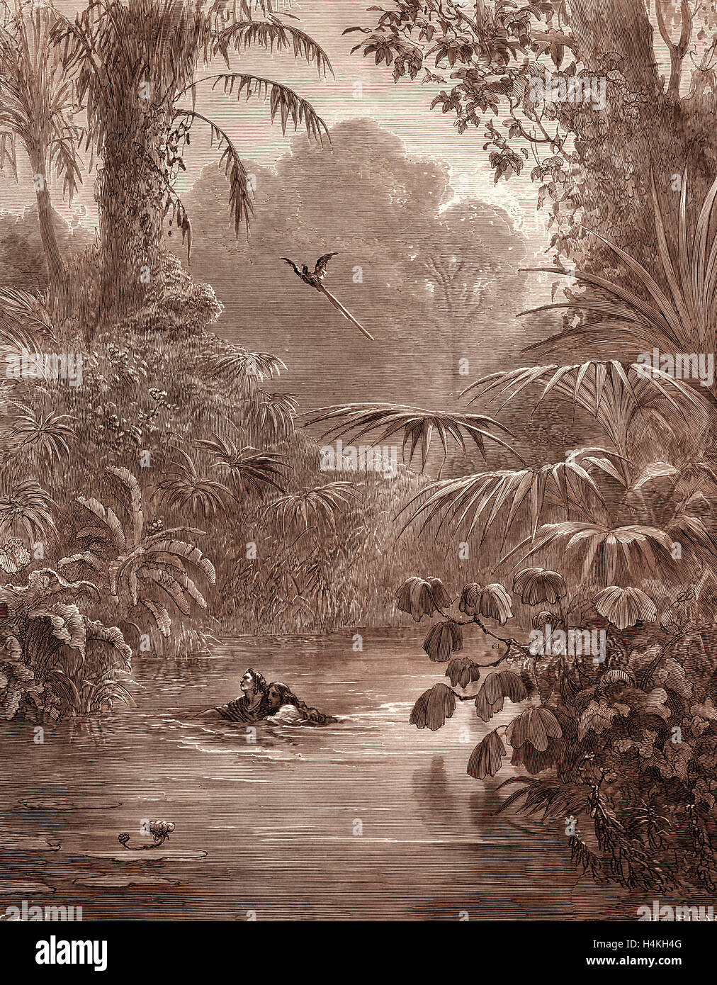 Atala gustave dore river Banque de photographies et d’images à haute ...
