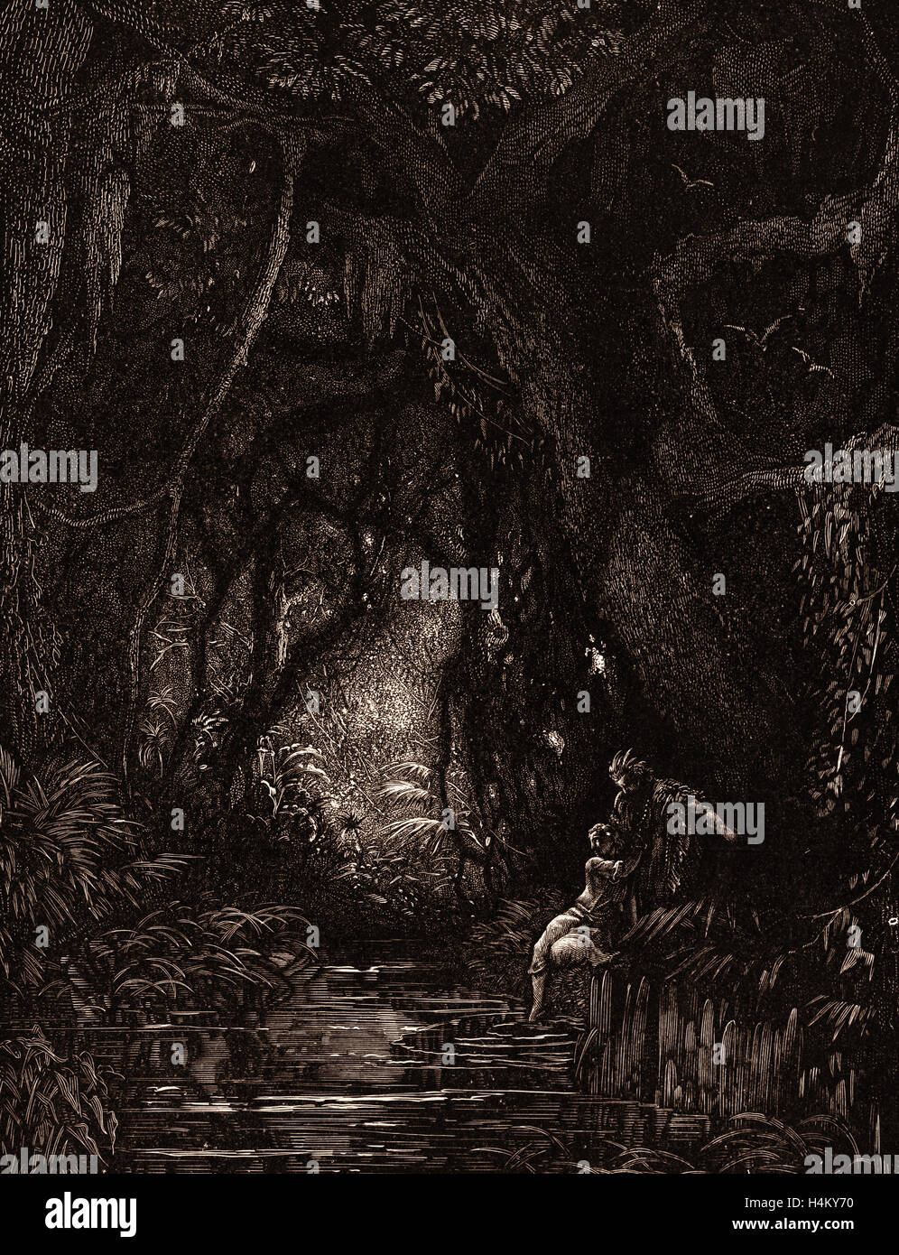 Atala gustave dore Banque d'image et photos - Alamy