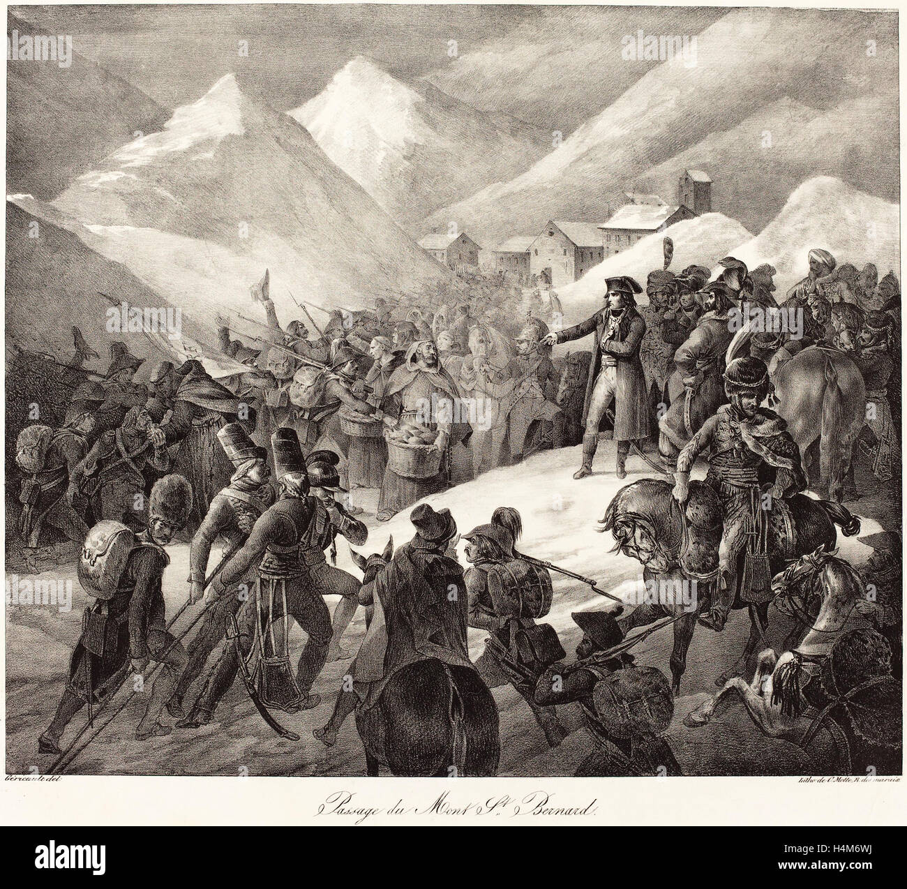Théodore Gericault (Français, 1791 - 1824), Passage du Mont Saint ...