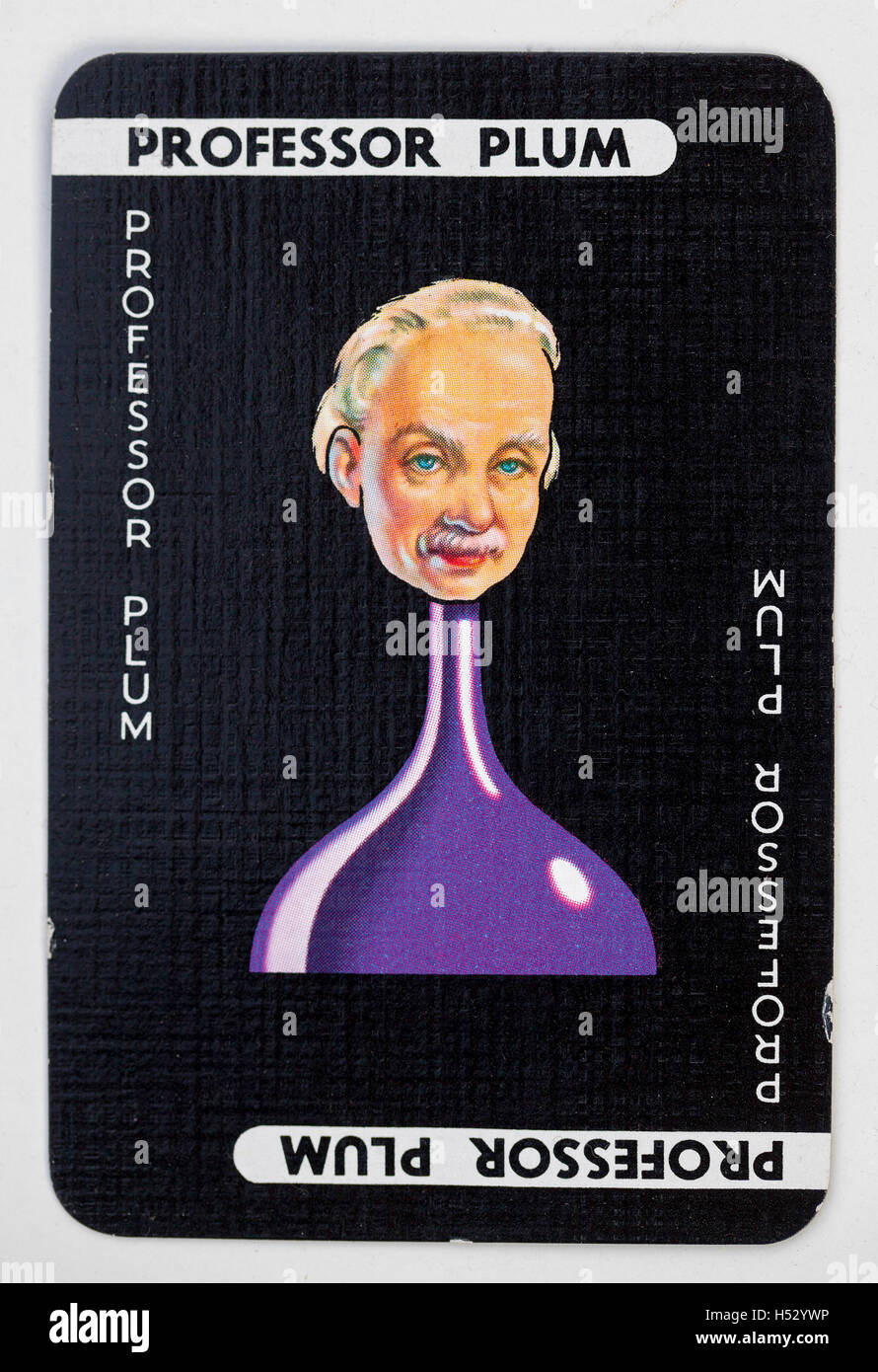 Le professeur Plum Carte à jouer à partir d'un jeu de Cluedo Vintage ...