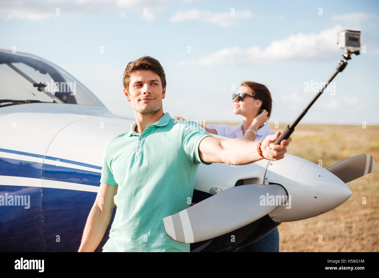 Pilot selfie Banque de photographies et d’images à haute résolution - Alamy