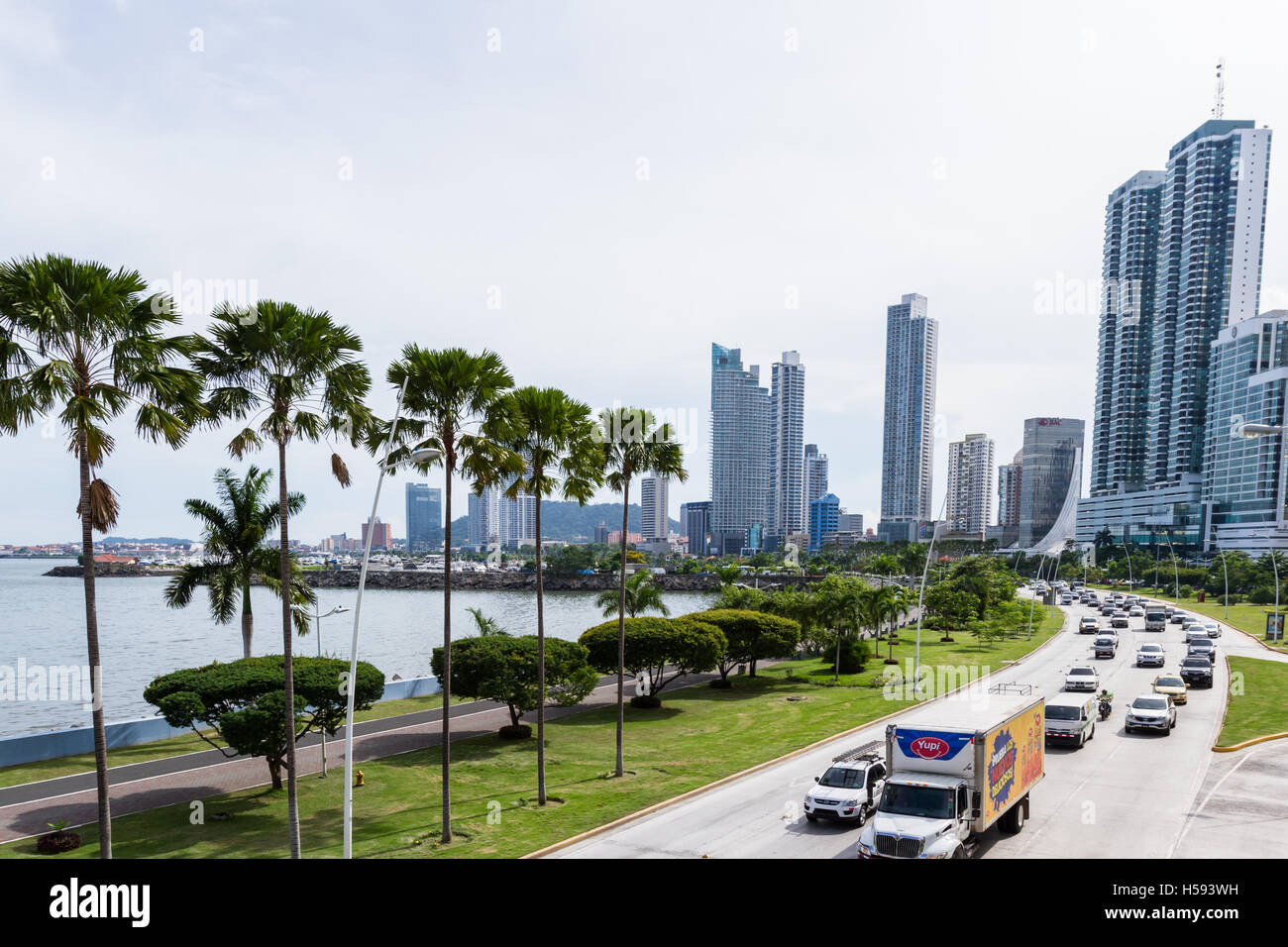 La ville de Panama, Panama - Juin 08 : Bâtiments et d'infrastructures ...