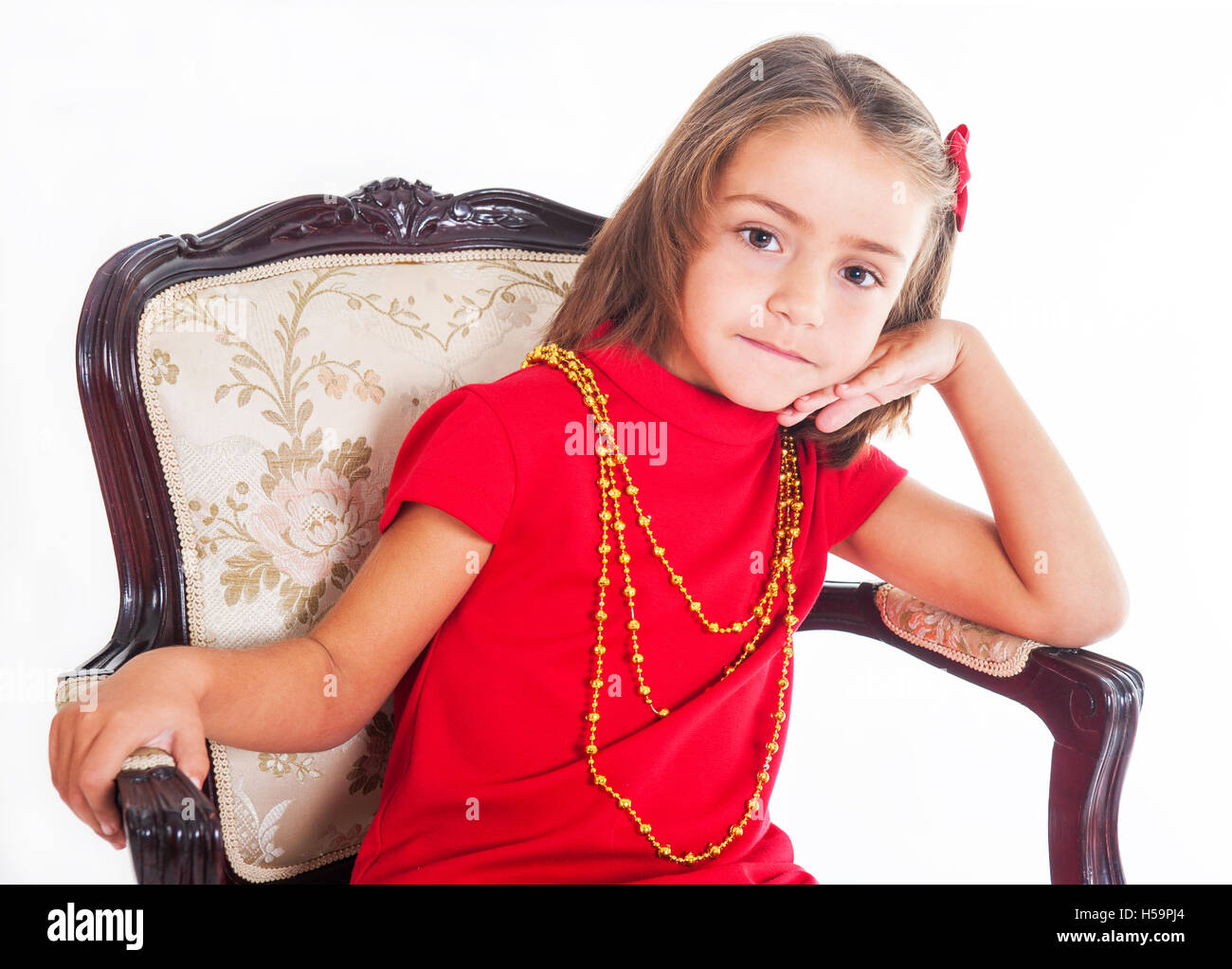 Jeune Fille De 6 Ans Mignonne Banque De Photographies Et Dimages à