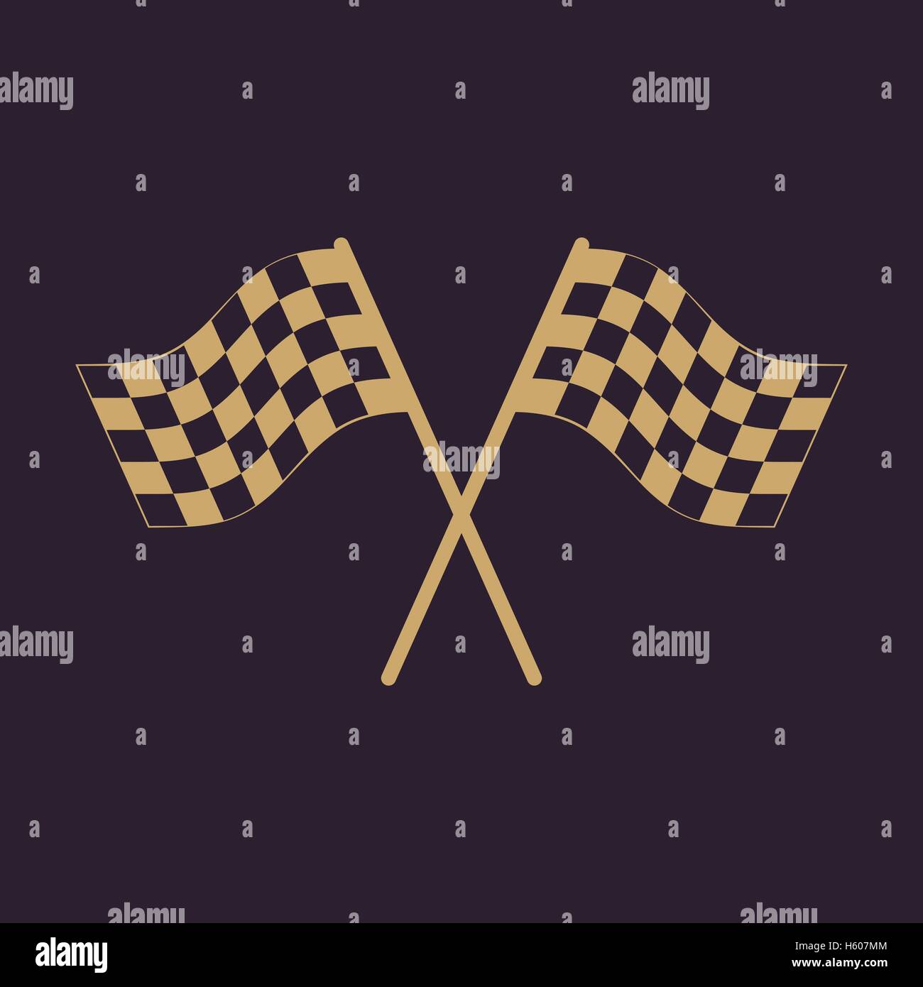 Drapeau formule 1 Banque d'images vectorielles - Alamy