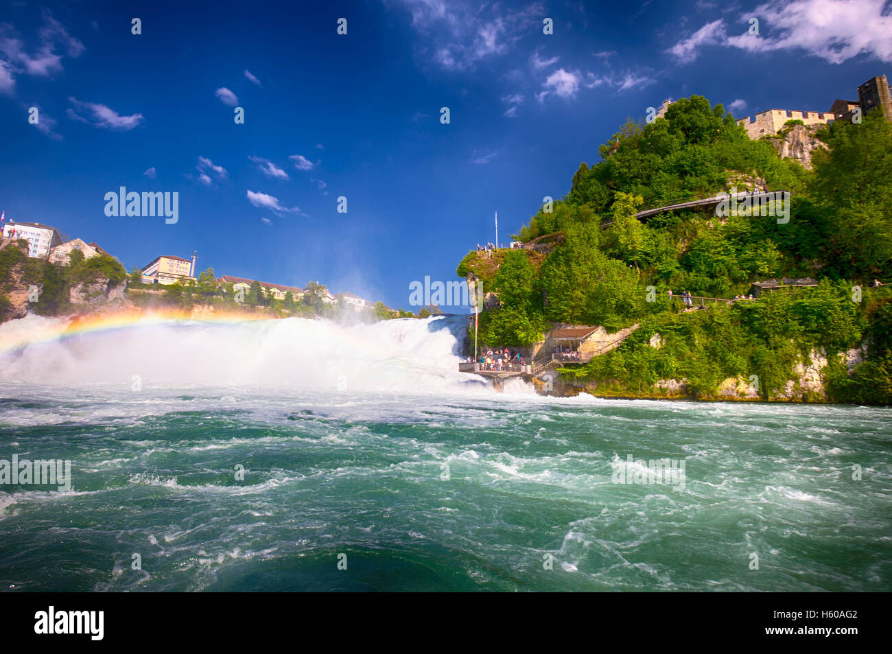 Chutes du Rhin, la plaine la plus grande cascade d'Europe près de ...