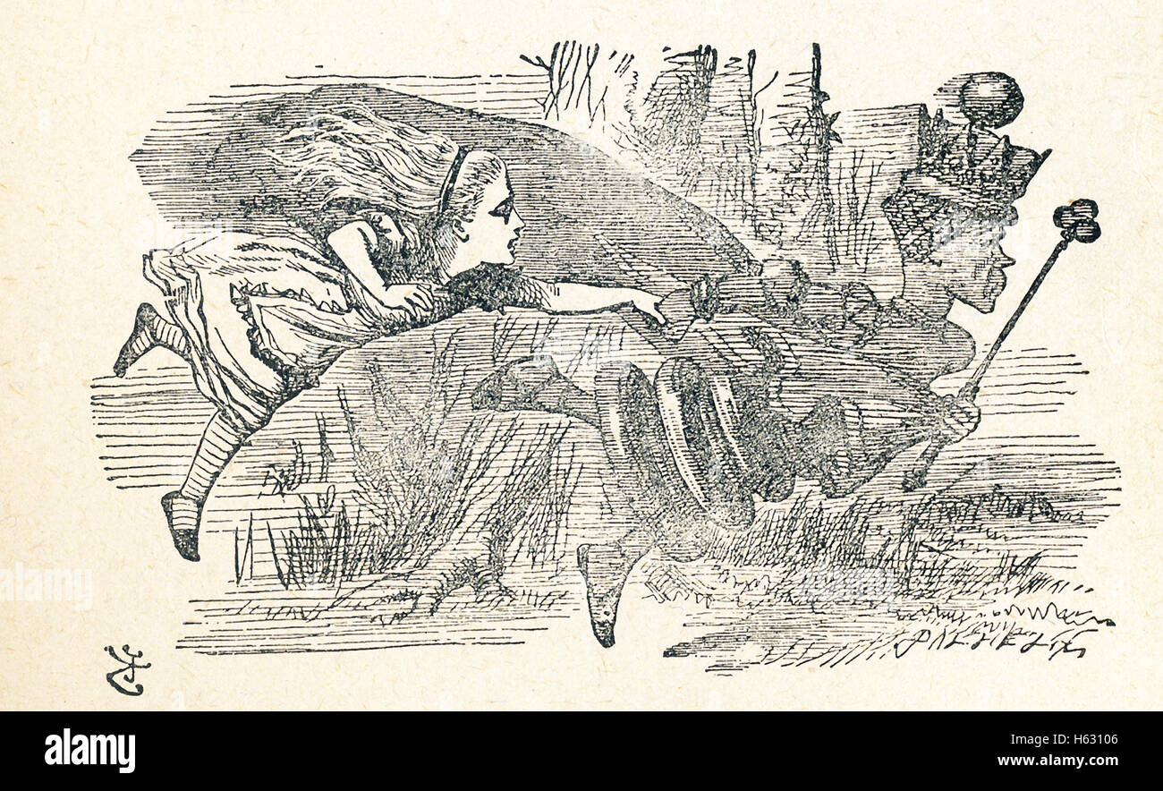 C'est une scène de ce qu'Alice a vu une fois qu'elle est allée à ...