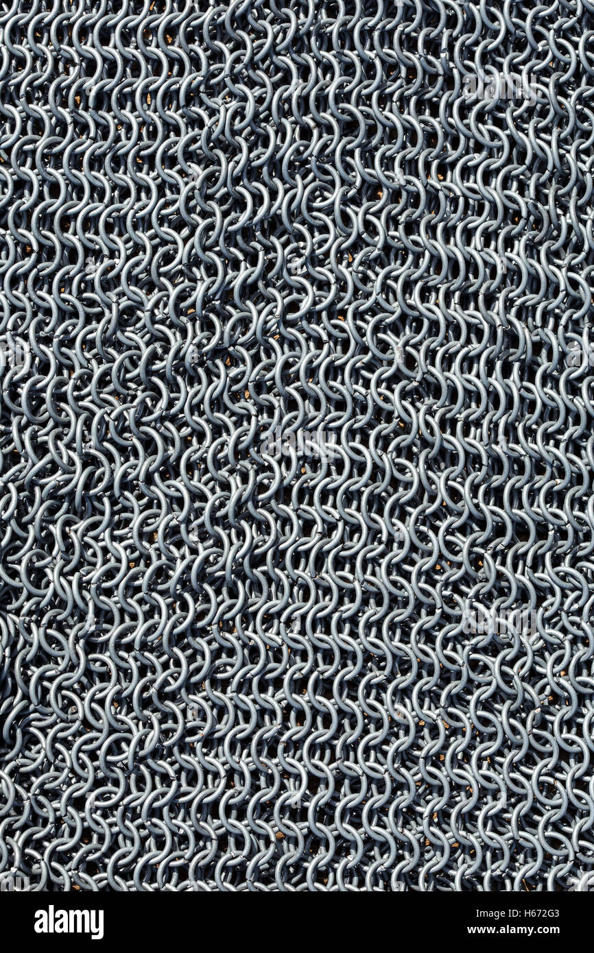 Texture metal chain armour Banque de photographies et d’images à haute ...