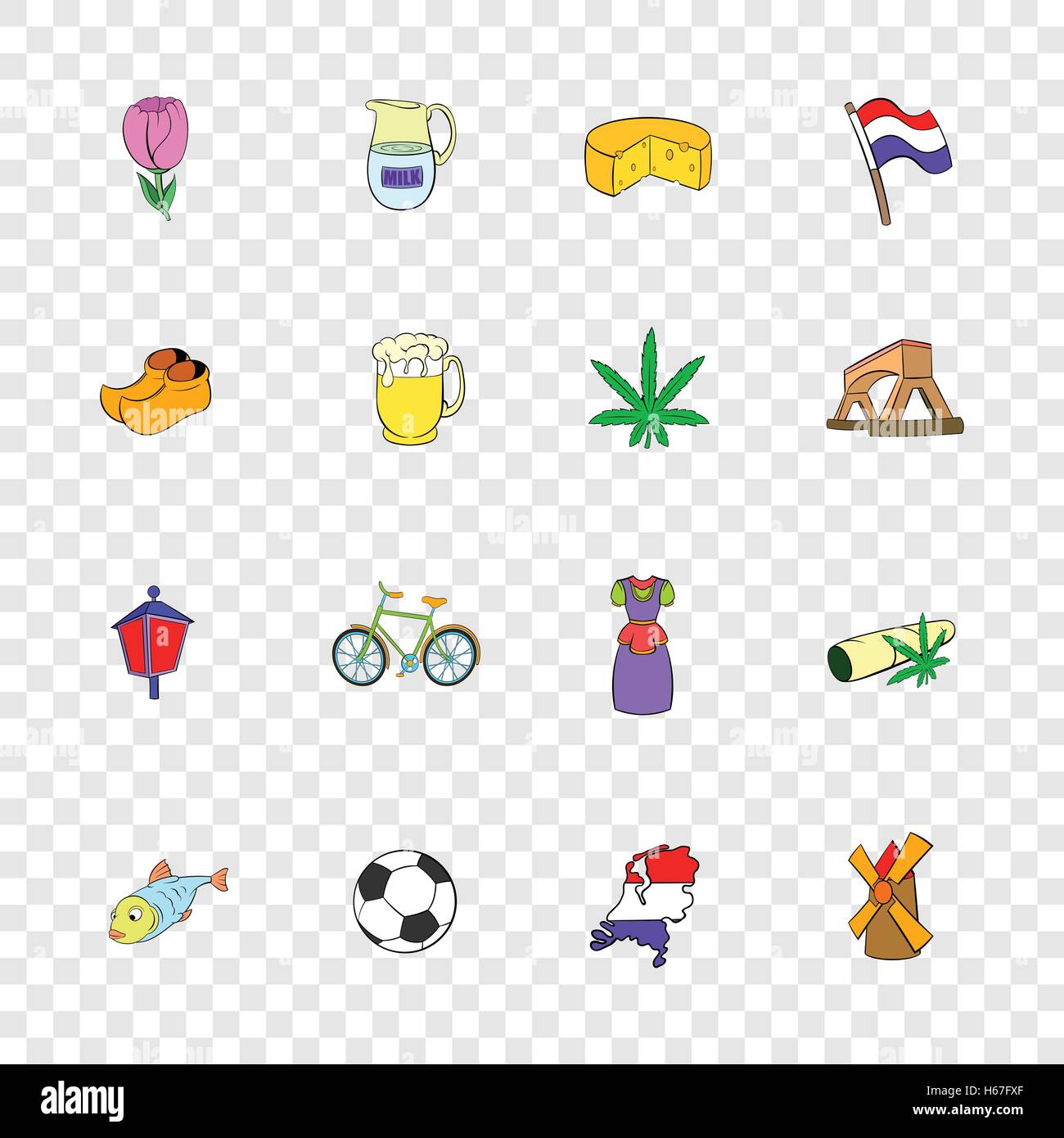 Pop hollandais Banque d'images vectorielles - Alamy