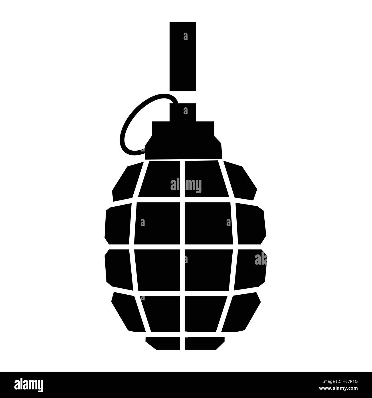Fragmentation grenade Banque d'images noir et blanc - Alamy