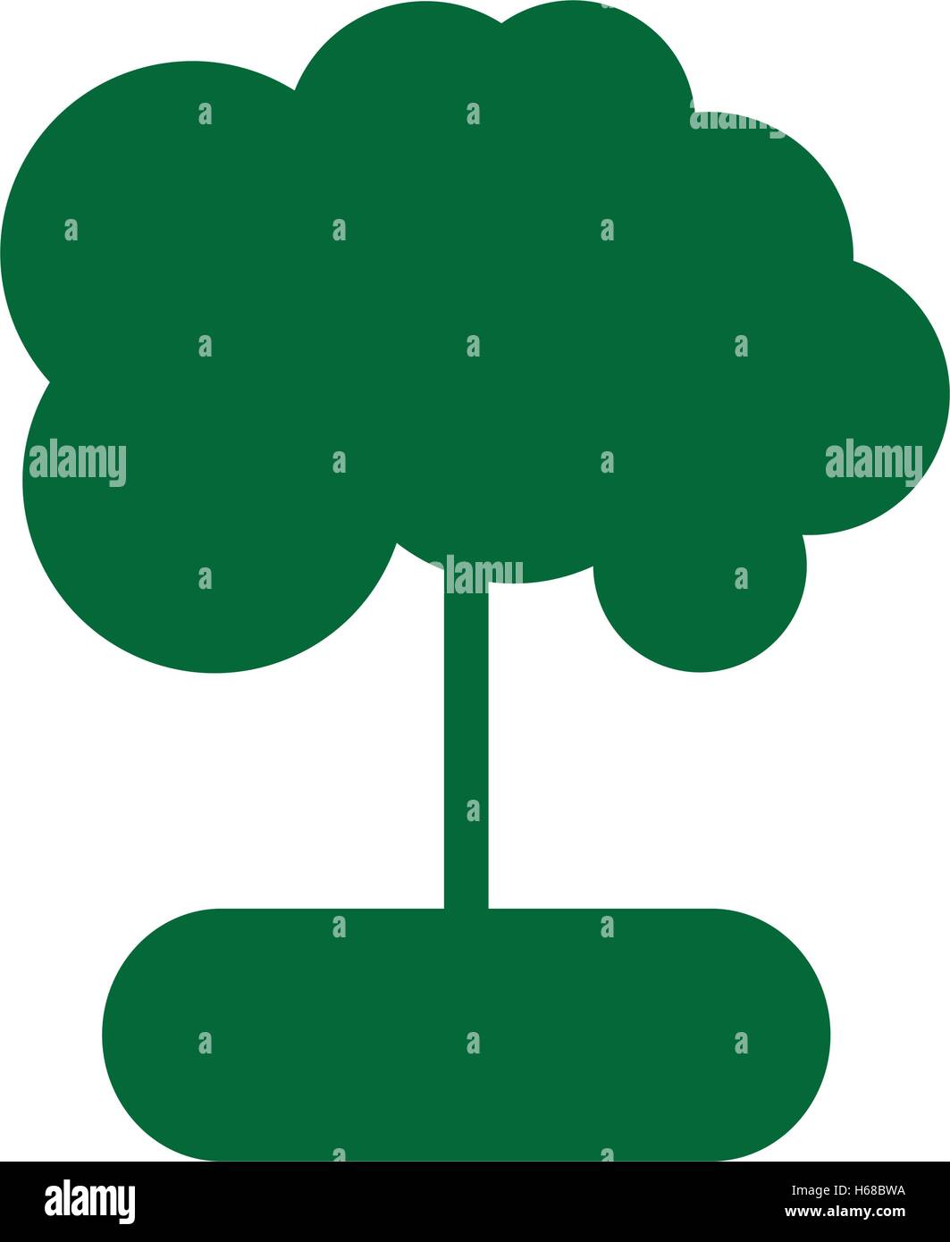 Image icône pictogramme arbre Image Vectorielle Stock - Alamy