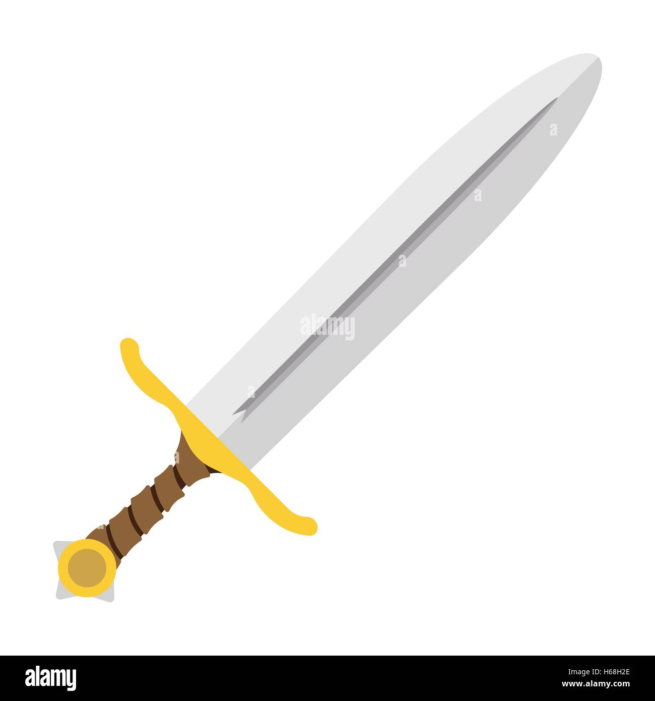 Épée médiévale icône dessin animé Image Vectorielle Stock - Alamy