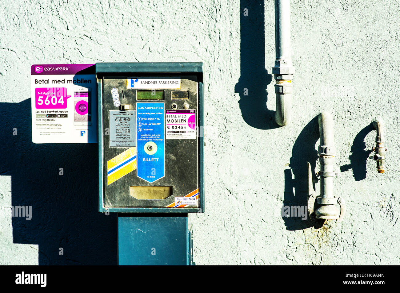 Machine de distribution de stationnement Banque de photographies et d ...