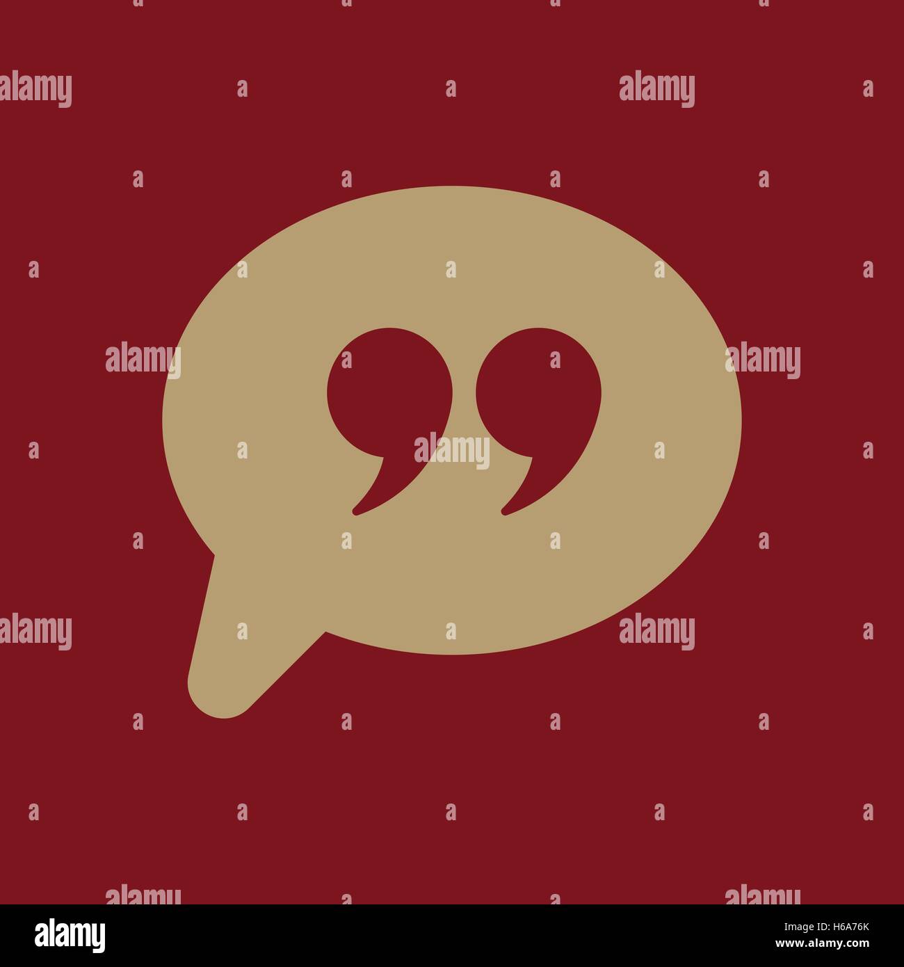 Pour bien marquer le symbole Bulle Image Vectorielle Stock - Alamy